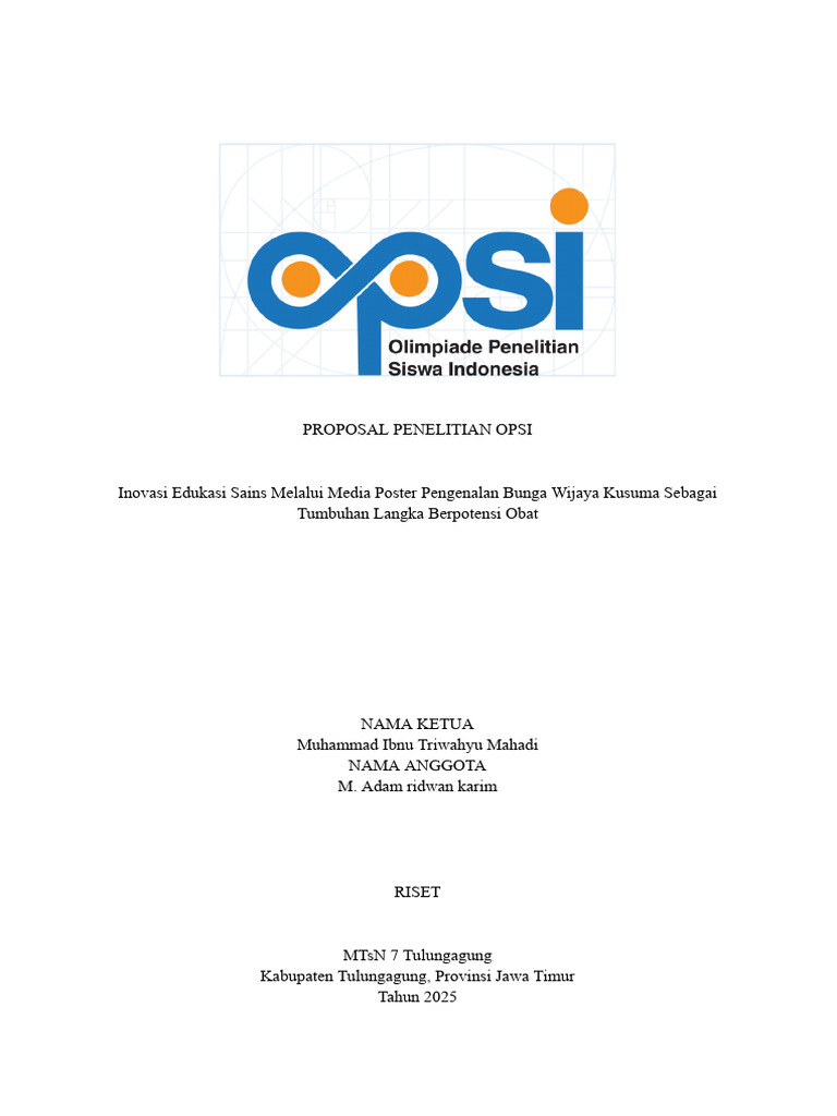 Proposal Penelitian Opsi-1 | PDF