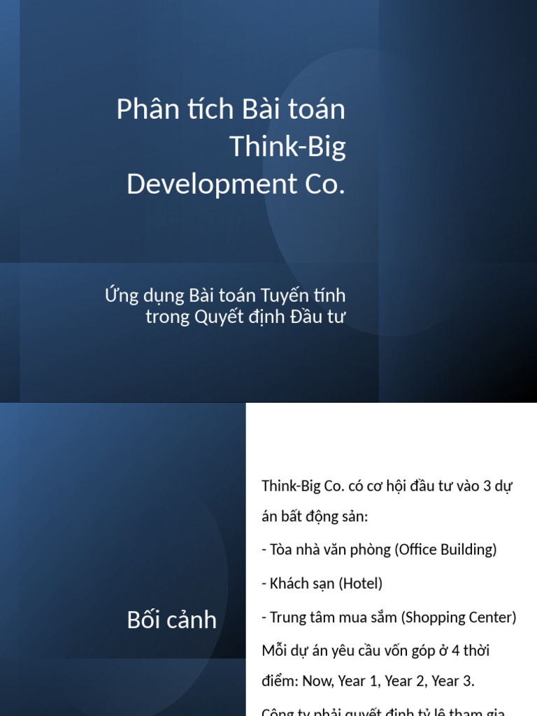 ThinkBig Analysis | PDF