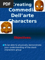 Commedia Dell'arte Character Overview | PDF | Poetry