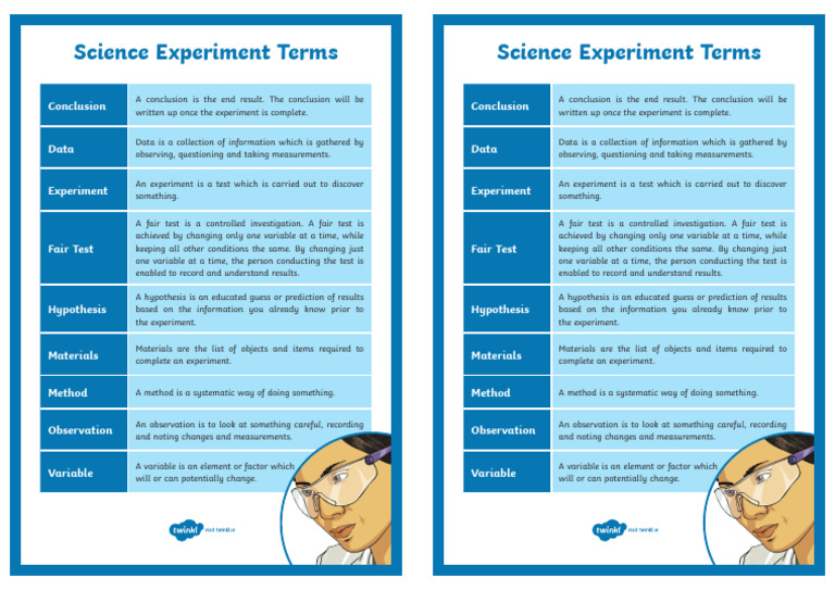 Key Terms in Science Experiments | PDF | Experiment | Hypothesis