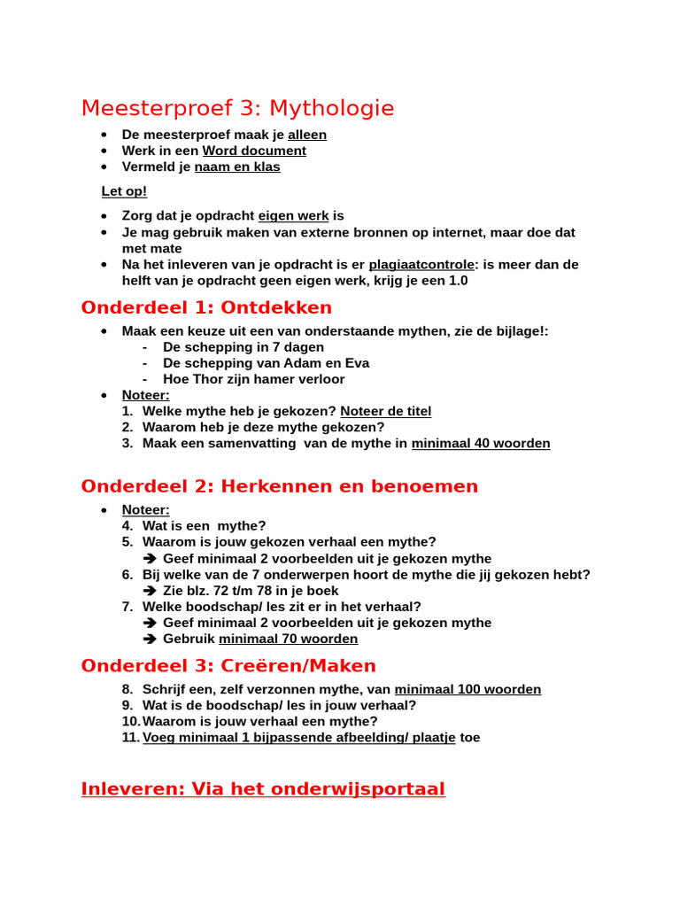 Meesterproef 3 | PDF