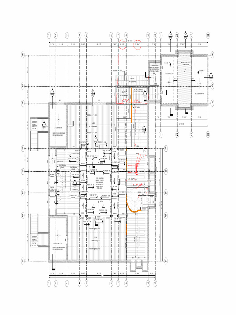 27 Warren LN Alpine NJ - 1st & 2nd Floor Framing Plans Markups | PDF ...