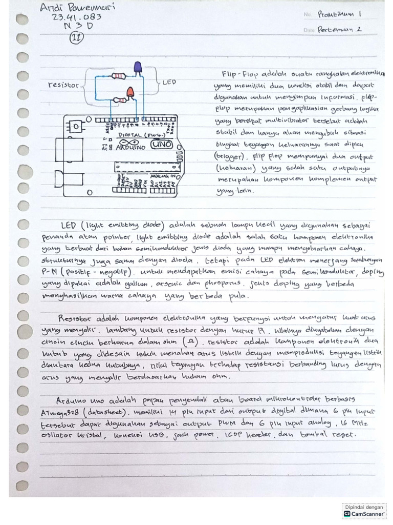 Praktikum 1, Pertemuan 2? | PDF