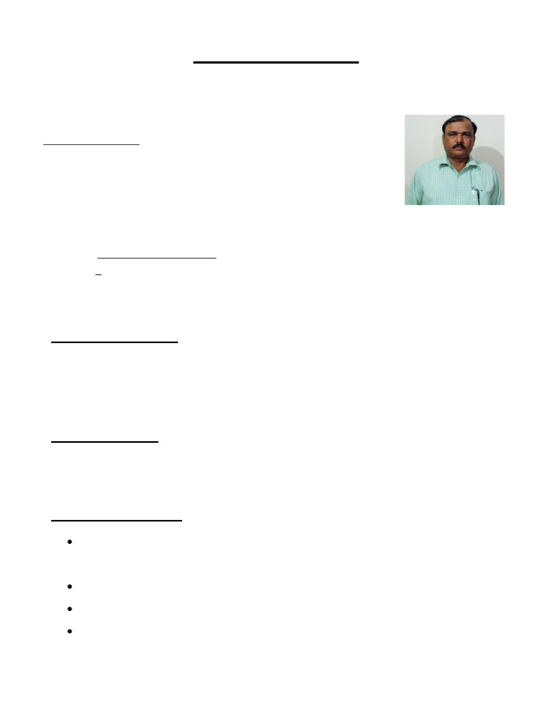 Curriculum Vitae Updated 2024 | PDF