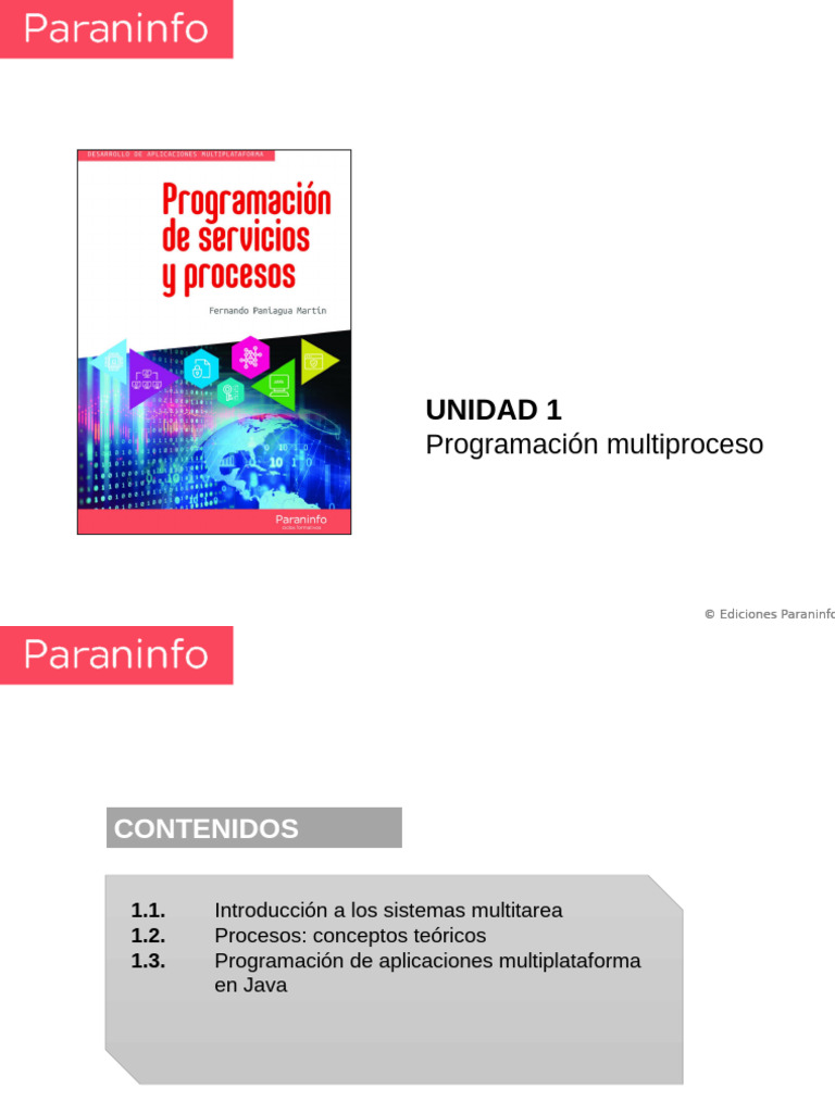UD 1 - PSP - Paraninfo | PDF | Programa de computadora | Programación