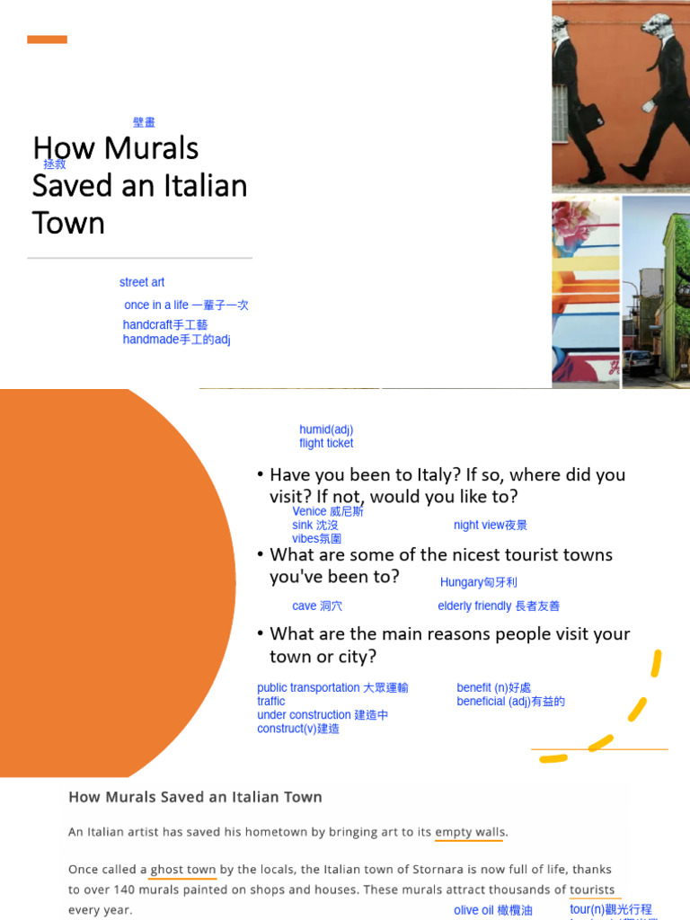 How Murals Saved An Italian Town | PDF