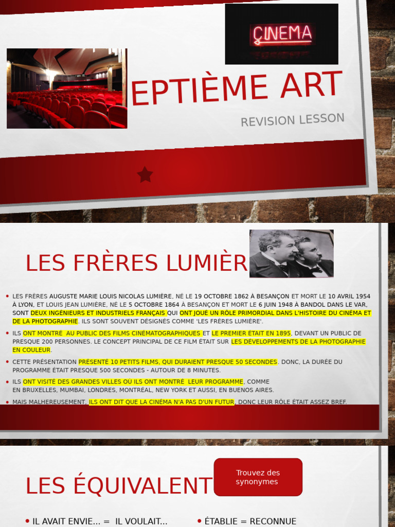7eme Art Revision Lesson | PDF