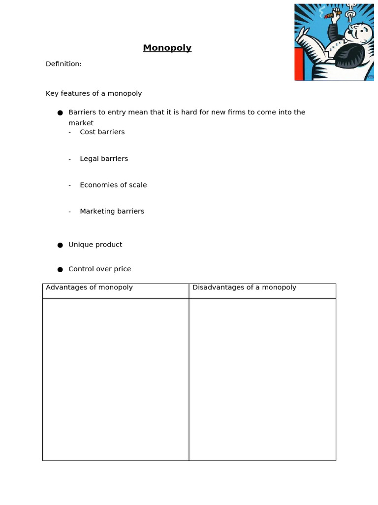 Monopoly vs Oligopoly: Key Features & Impacts | PDF