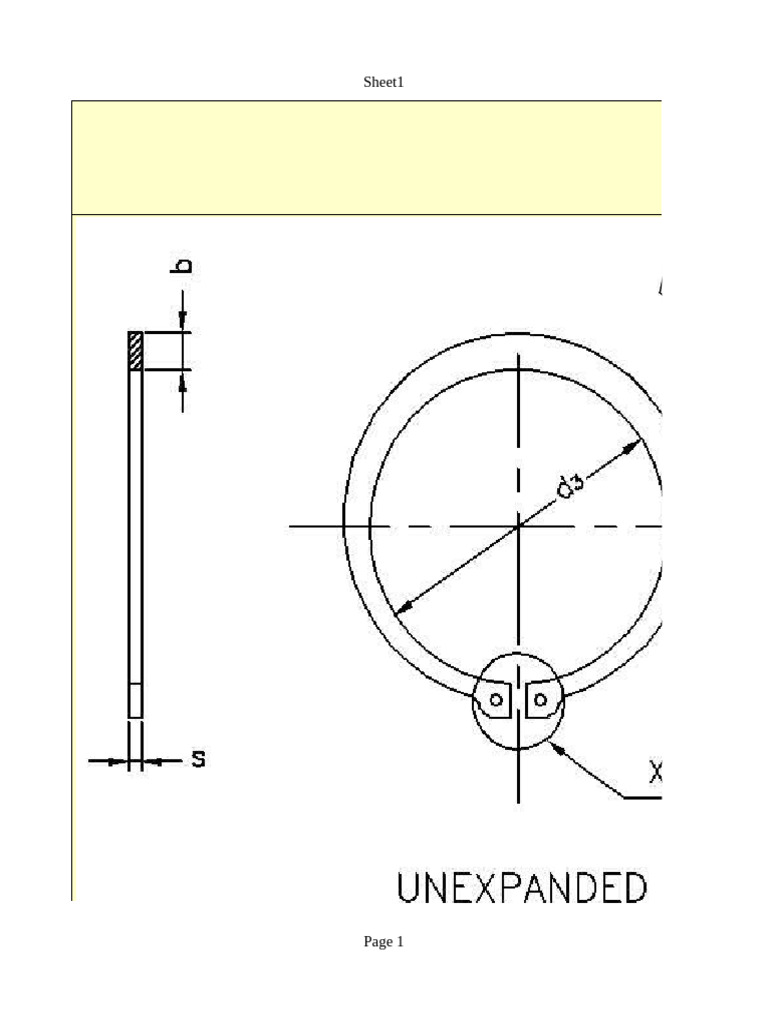 External Circlips Calculator | PDF