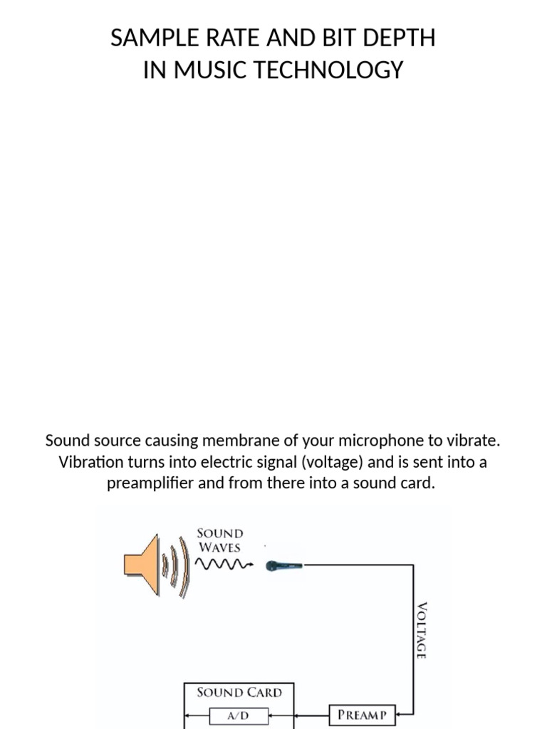 Understanding Sample Rate and Bit Depth | PDF | Sampling (Signal ...