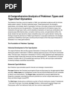 Pokémon Type Chart Strengths and Weaknesses Pokémon Database | PDF ...