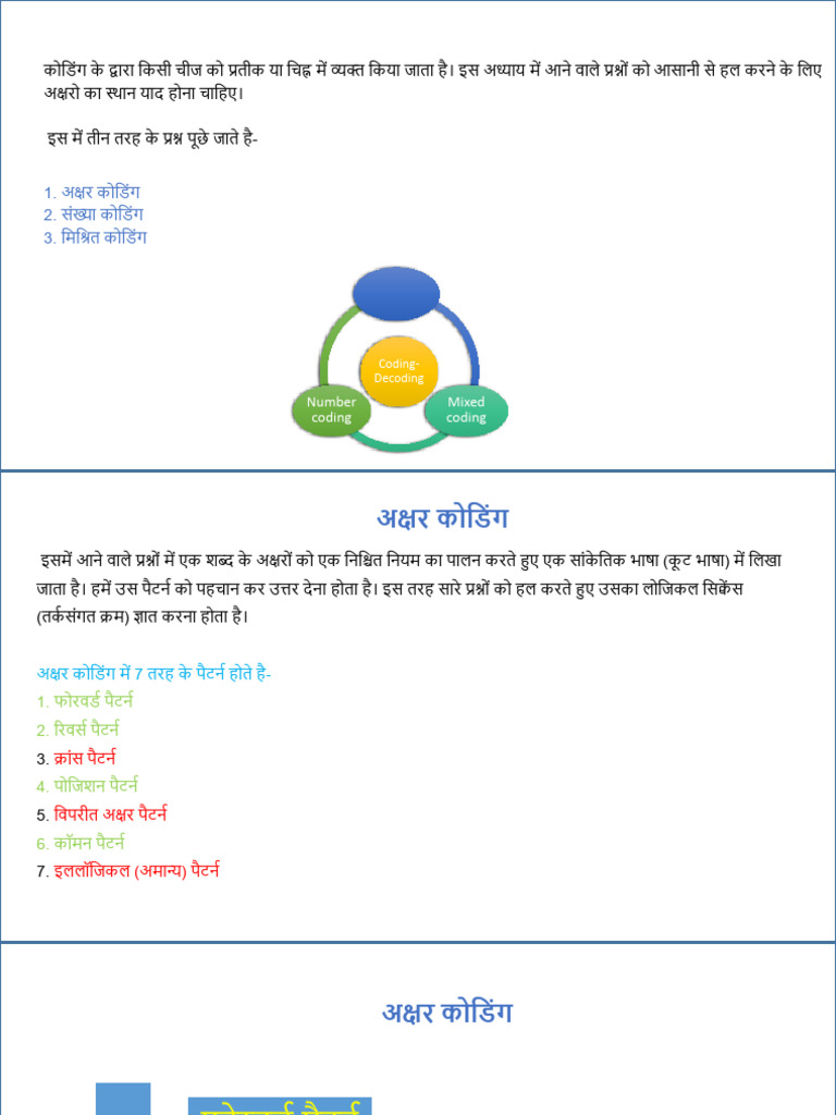 Coding Decoding | PDF