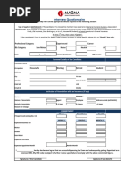 Mmi Registration Form Spouse Child | PDF | Social Institutions