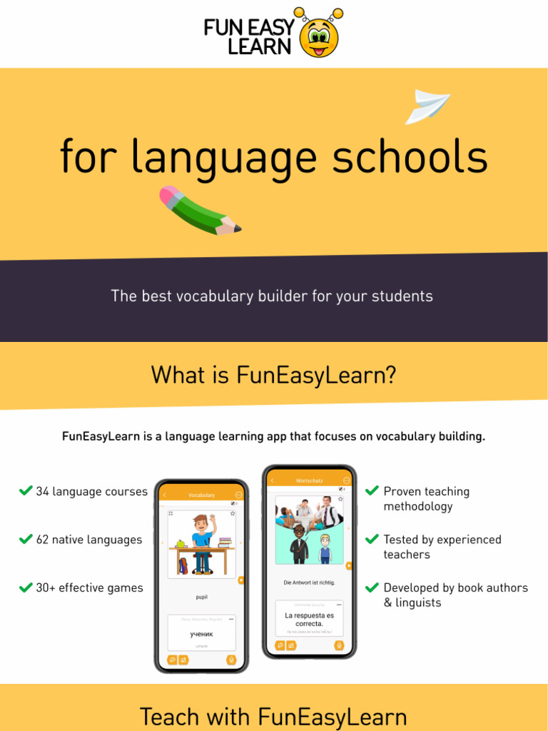 Fun Easy Learn Language School | PDF