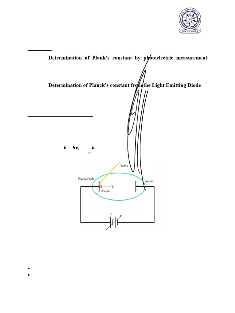 Planck Constant Manual | PDF | Photoelectric Effect | Photon