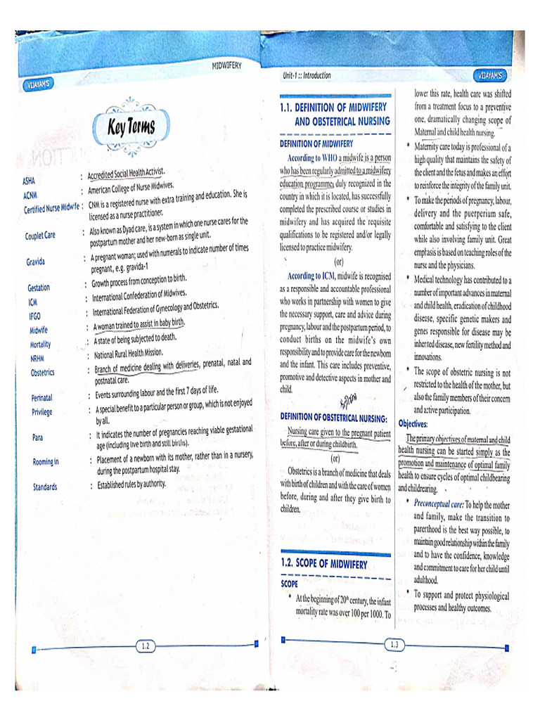 Notes 1 Obg Introduction | PDF