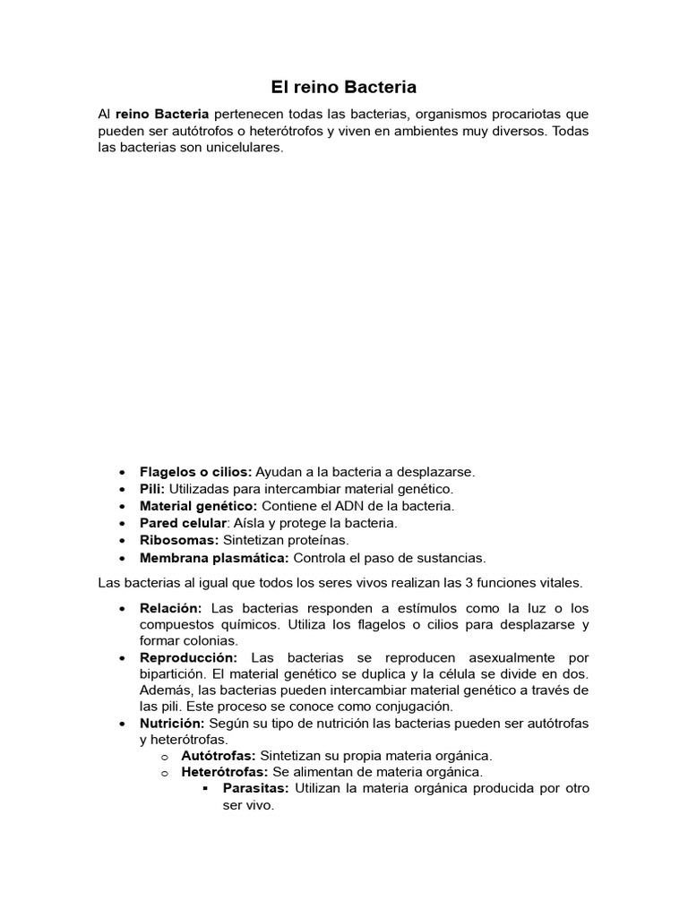 2.el Reino Bacteria | PDF