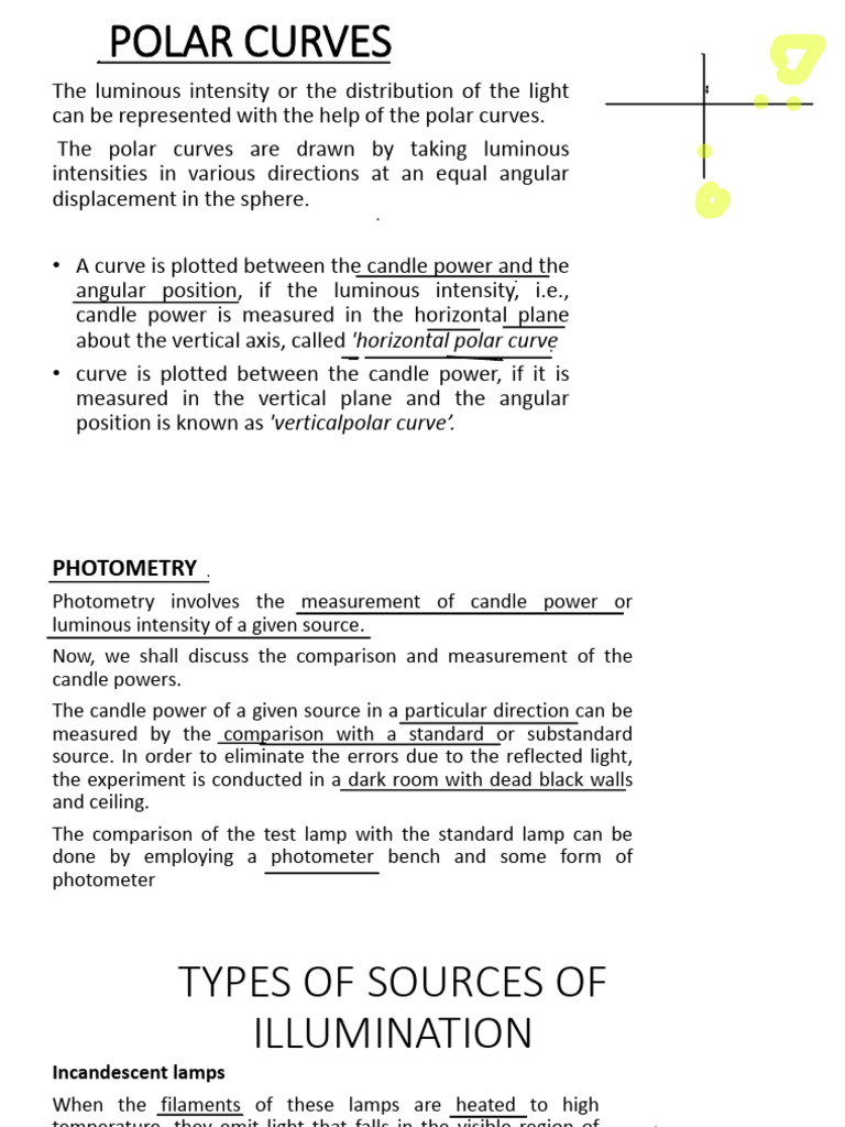 Understanding Polar Curves in Photometry | PDF | Incandescent Light ...