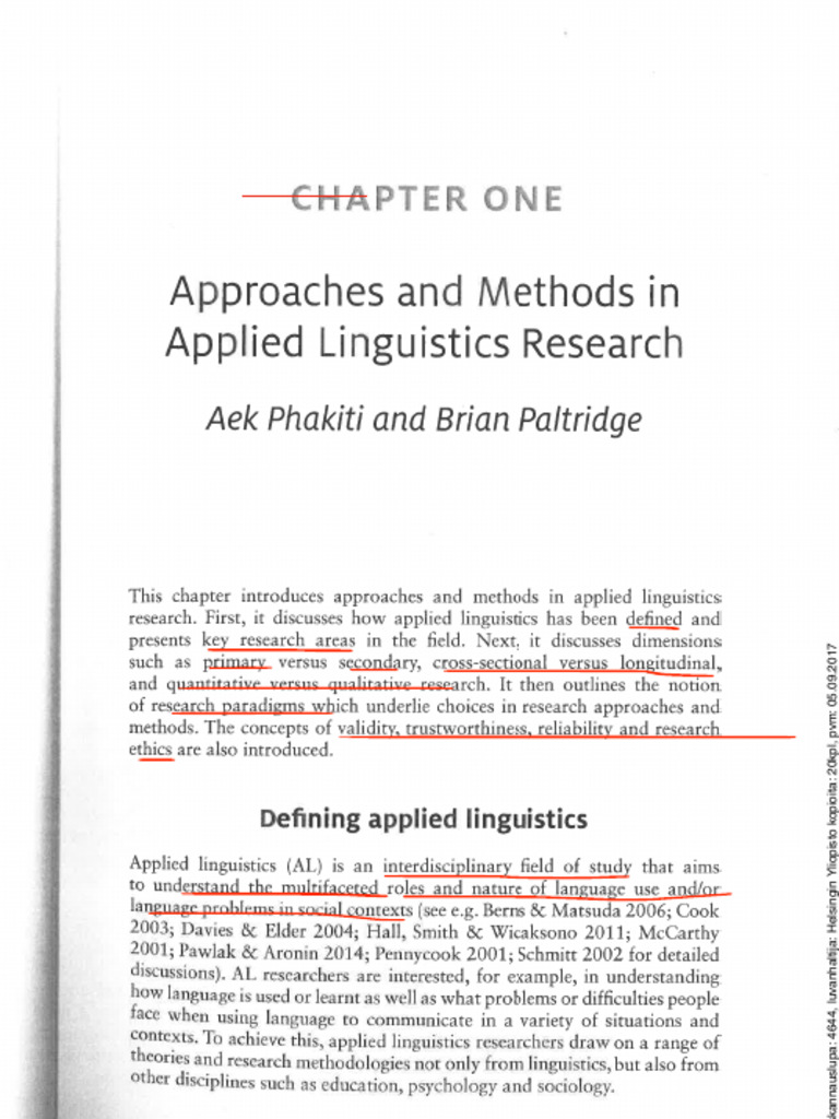 Paltridge Phakiti 2015a - Underlined | PDF