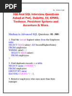 Top 30 LeetCode SQL Solutions | PDF