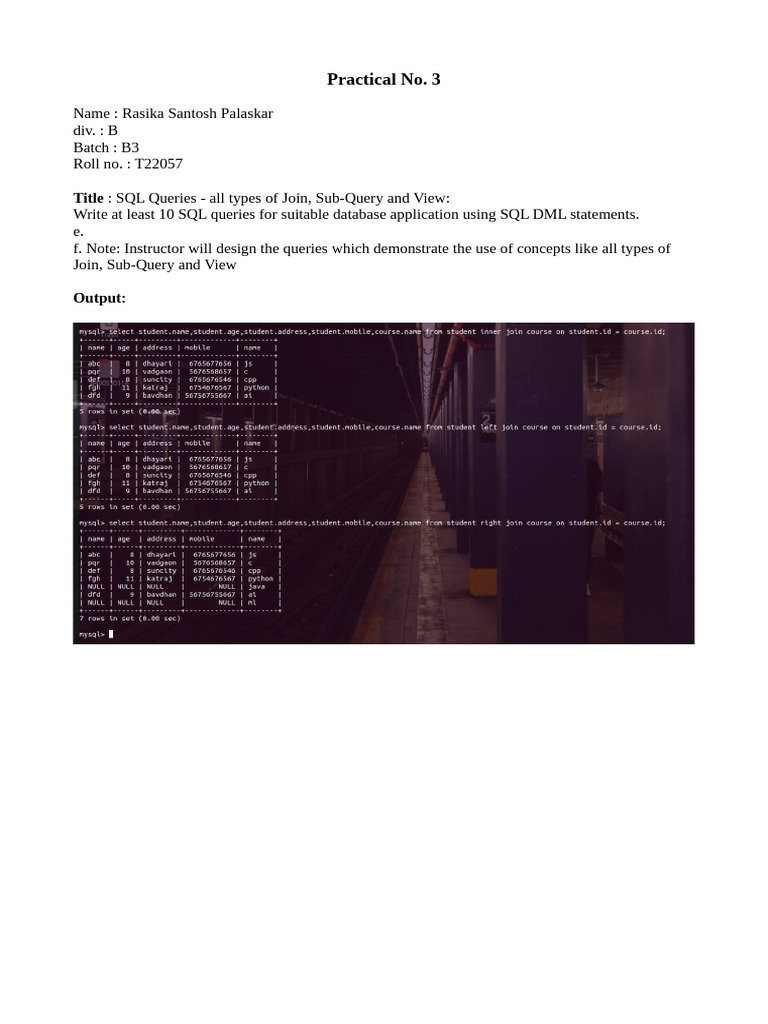 57 Practical 3 | PDF