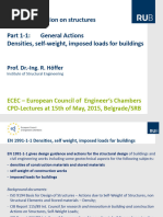 Eurocode 1: Actions On Structures - Part 1-1: General Actions - Densities, Self-Weight, Imposed ...