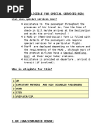 SSR Iata Codes | PDF