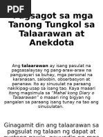 20 Halimbawa NG Palaisipan Na May Sagot | PDF