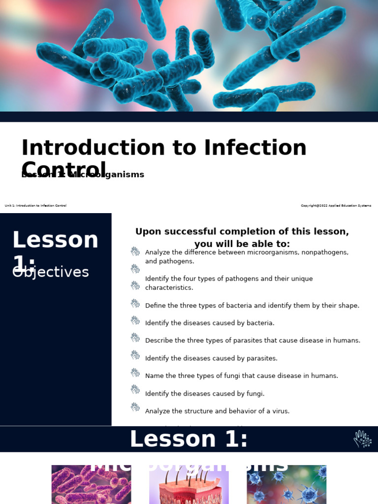 Introduction to Infection Control Basics | PDF | Infection | Disinfectant