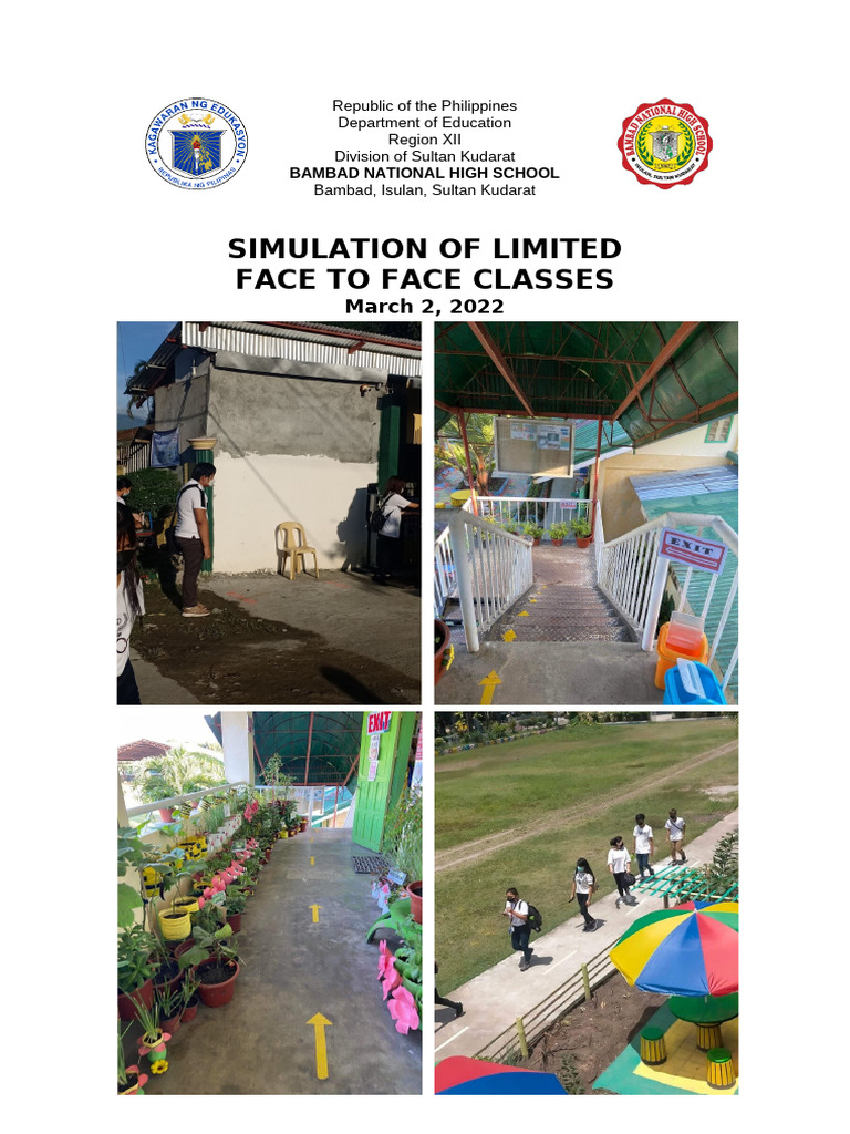 Simulation of Limited Face To Face Classes Movs | PDF