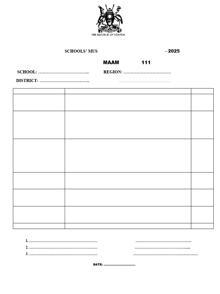 2025 Music Adjudication Sheets | PDF | Poetry | Poetic Devices