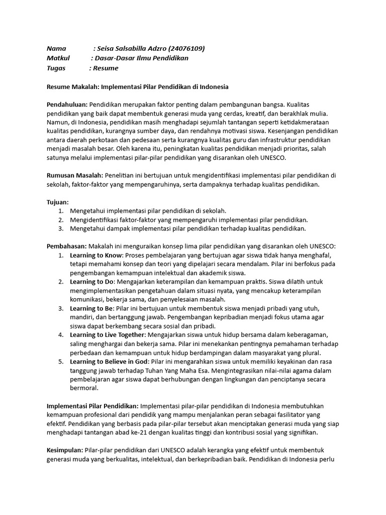 Tugas Resume 5 DDIP Seisa SALSABILLA Adzro | PDF