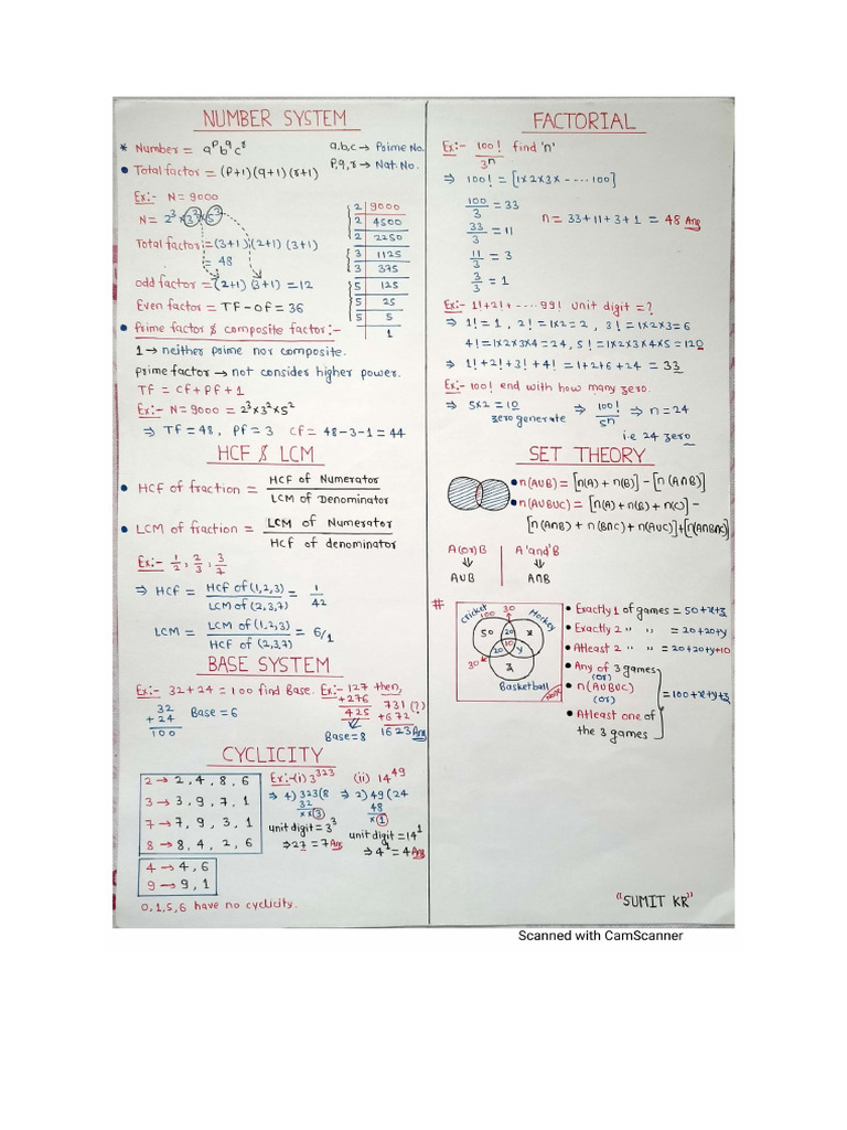 Aptitude Formula | PDF