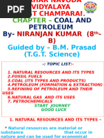 Coal and Petroleum Class 8 Ncert | PDF | Fuels | Petroleum