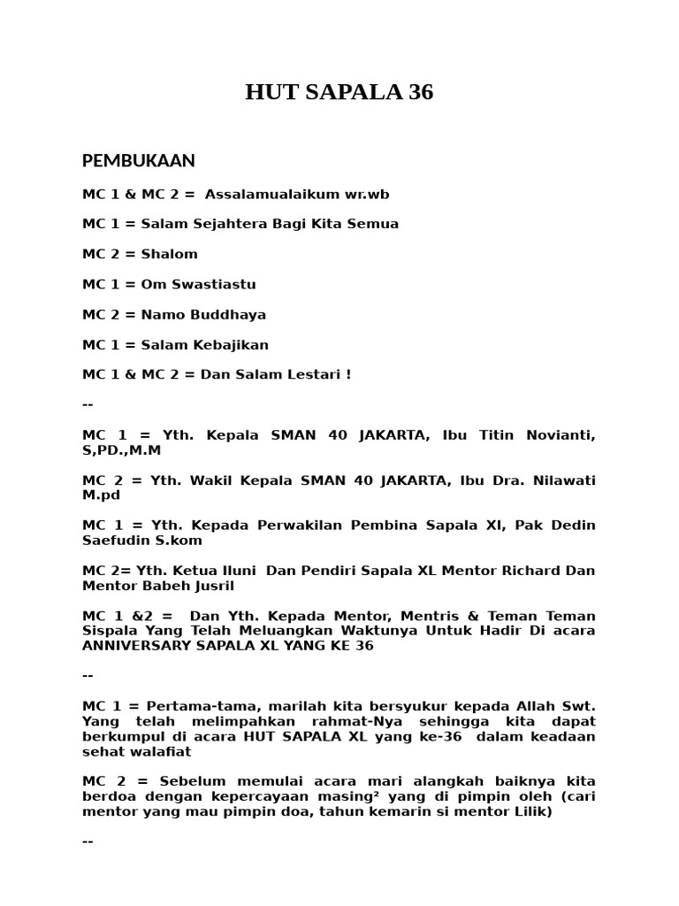 Teks Mc Sapala v3 | PDF