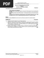 D Competente Digitale 2024 Fisa A Var Model | PDF