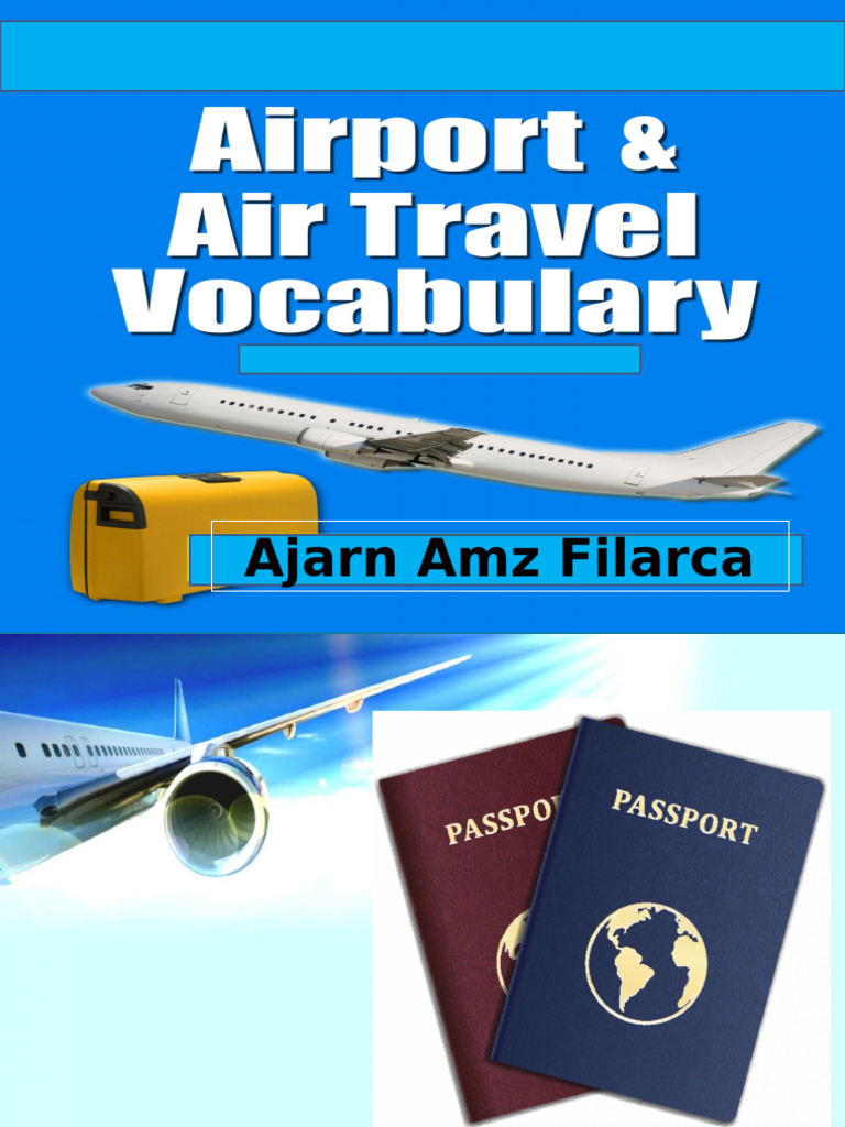 Airport Airline and Travel Vocabulary CLT Communicative Language ...