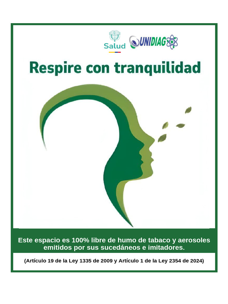 Nuevo Afiche Espacios Libres de Humo 2025 | PDF