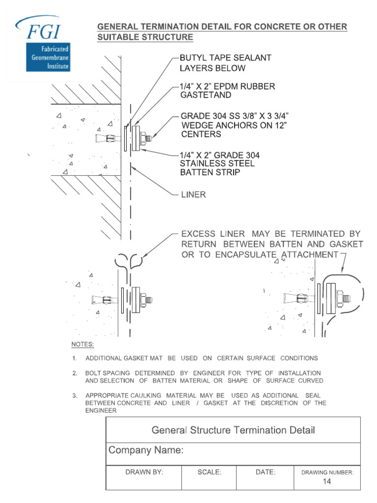 General Structure Termination Detail | PDF