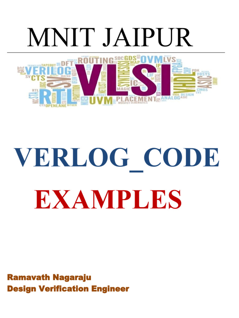 Verilog All Codes | PDF | Computer Data | Computer Hardware