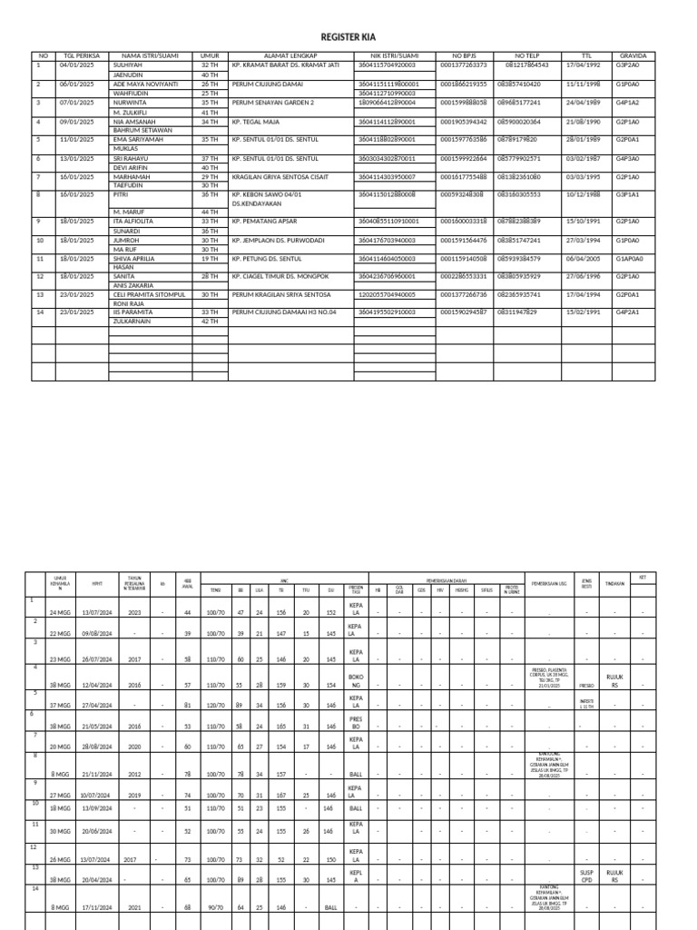Register KIA 2025 Overview | PDF