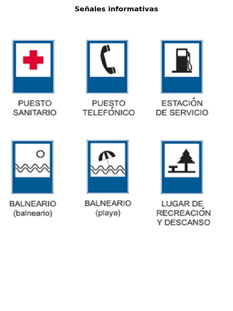 Señales Informativas | PDF
