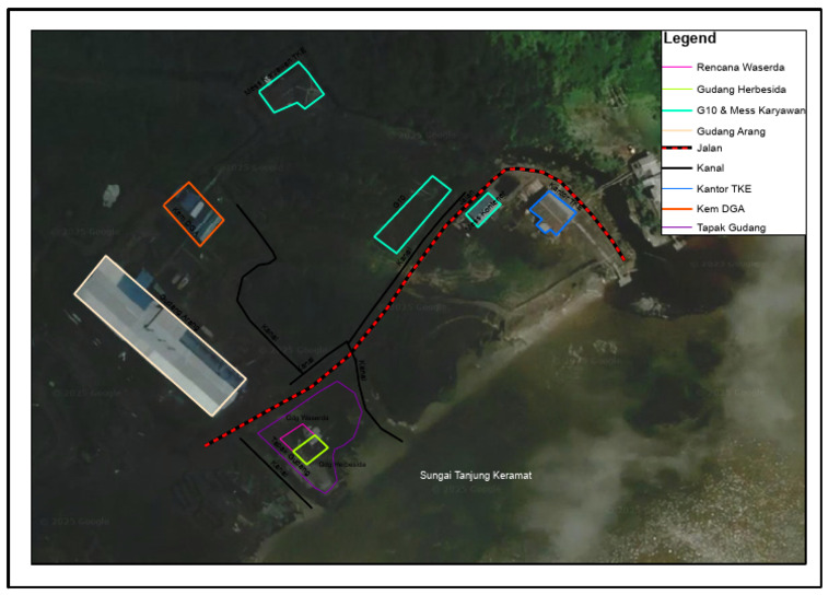 Peta Layout TKE Rencana Gudang | PDF
