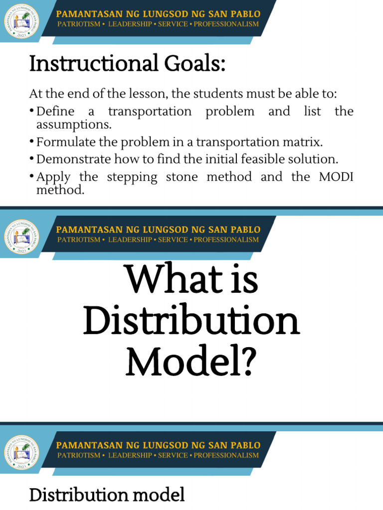 L5 Transportation Problem | PDF | Mathematical Optimization | Cement