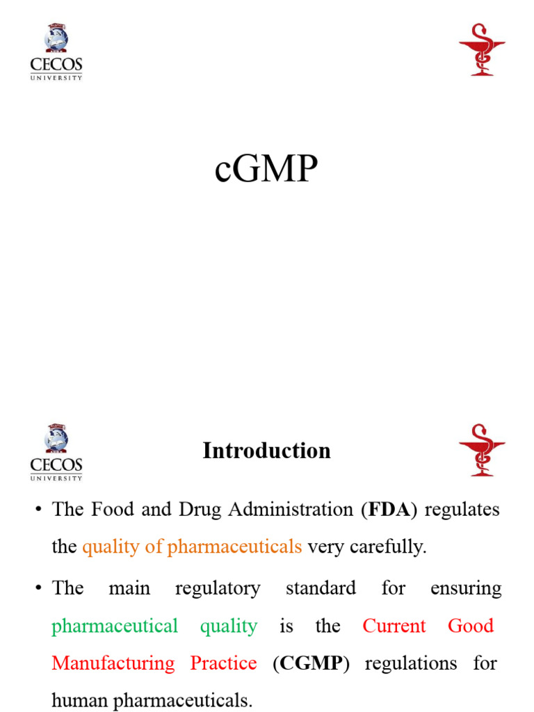 C GMP | PDF