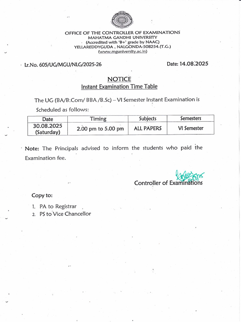 Inform Paid: Notice | PDF