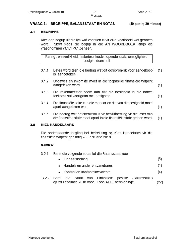 FS BS & Ov Oef VS | PDF