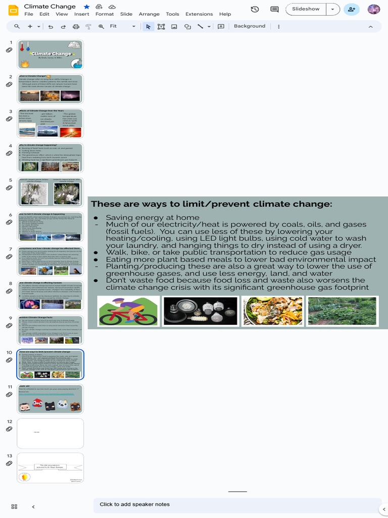 Climate Change - Google Slides 2 | PDF | Climate Change | Climate