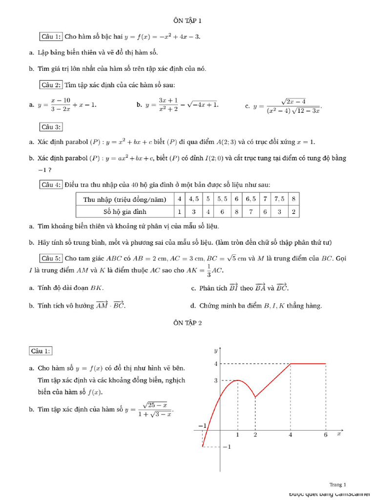 Ôn tập ck1 | PDF