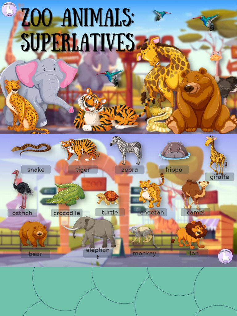 Animal Superlatives and Comparatives | PDF | Zoology | Organisms